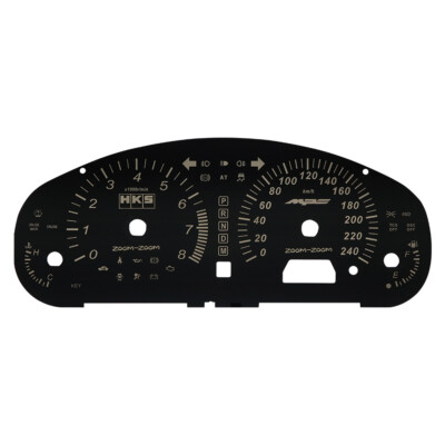 Gauge Face for Mazda 6 ZOOM-ZOOM HKS+MPS Instrument Cluster 240KM/H ...