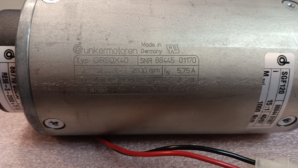 Dunkermotoren GR80X40 Automatic Door Motor RE56-3-2000+TI 5V | eBay