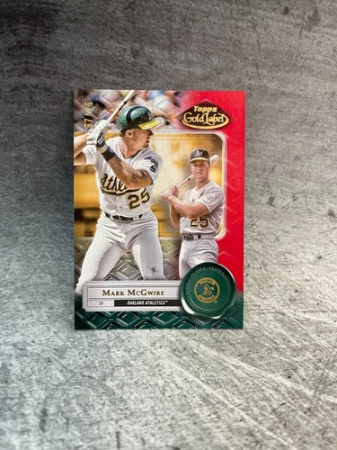 2022 Topps Gold Label - Mark McGwire #46 Class 1 Red /75 for sale ...