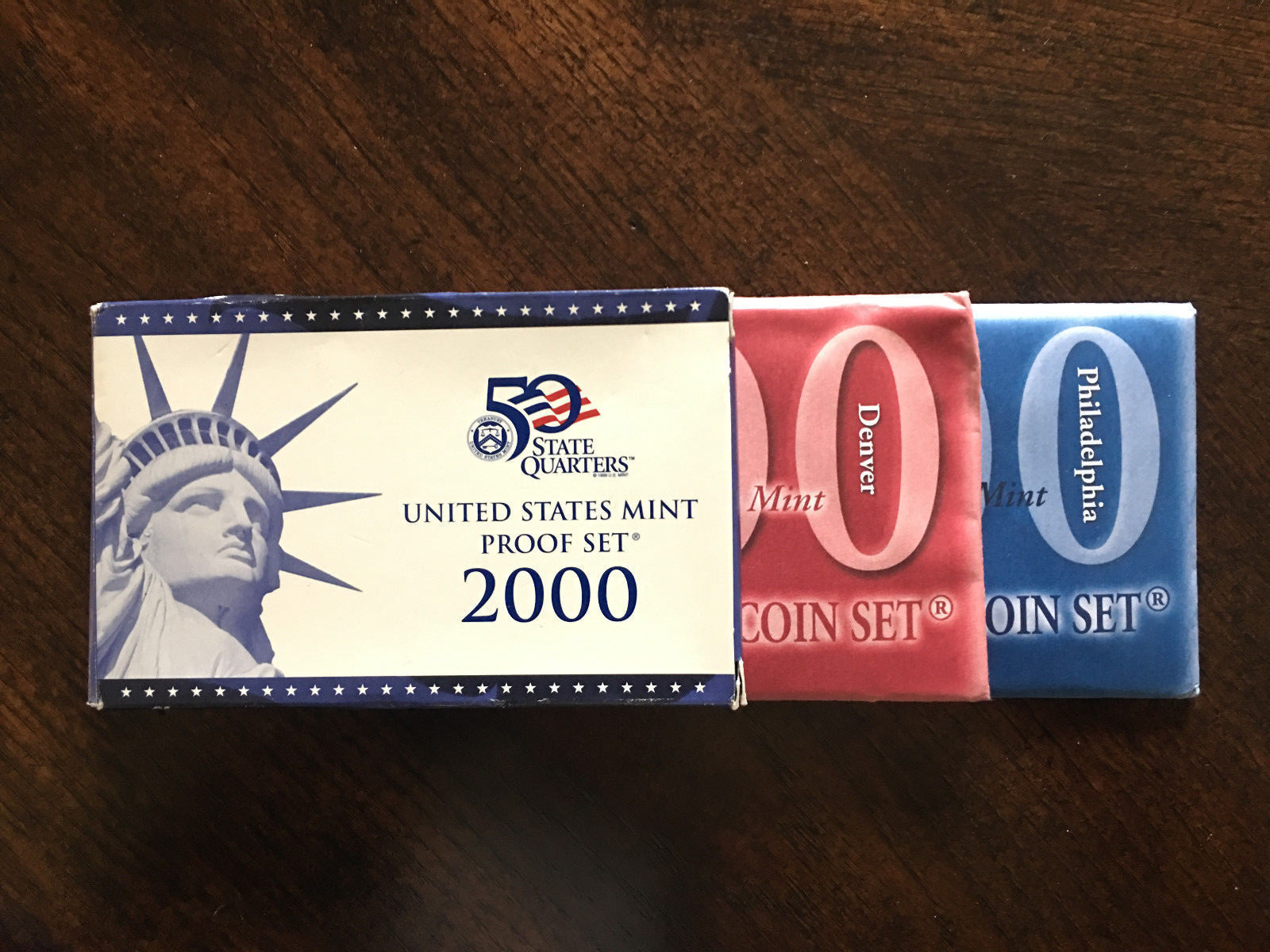 2000 US Mint Denver, Philadelphia & San Francisco Uncirculated Coin Proof Sets | eBay