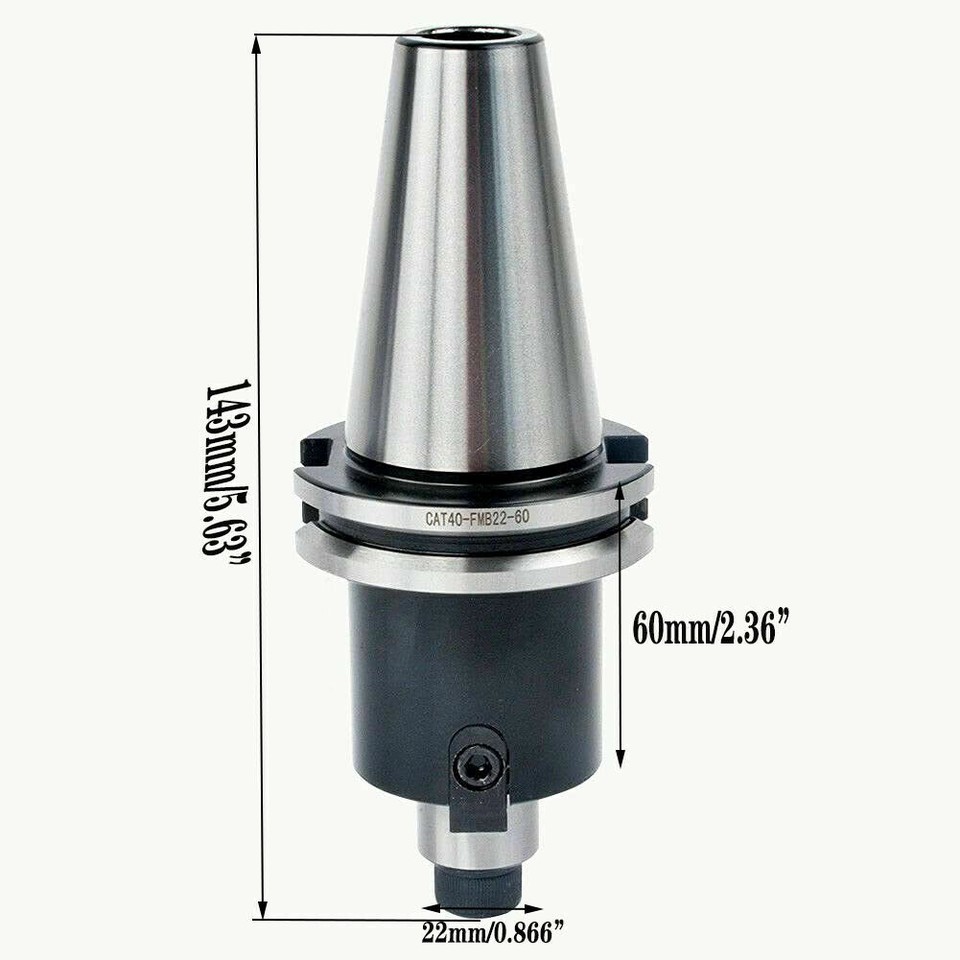 CAT40-FMB22-60L CNC Milling Collet Chuck Shell End Mill Arbor Tool ...