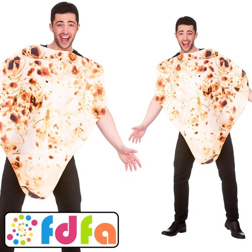 Wicked Fun Naan Bread Tabard Adults Mens Novelty Fancy Dress Costume ...