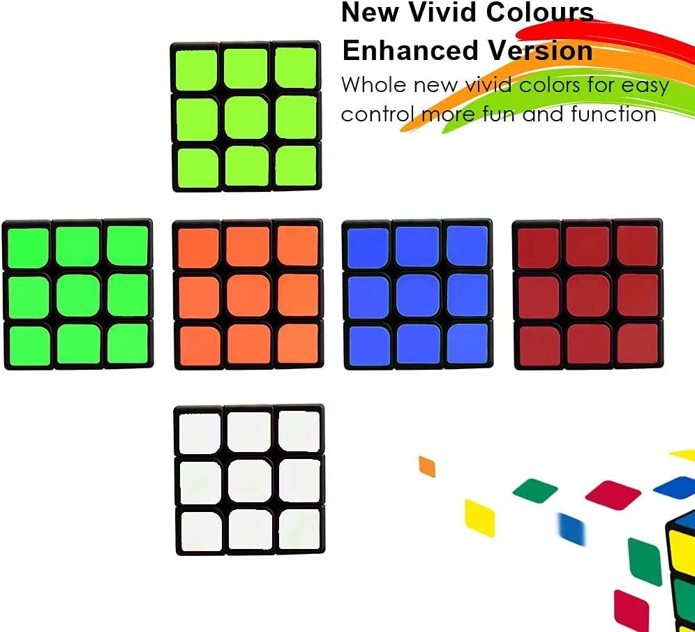 Original Cube 3x3 Rubix Magic Rubic Mind Game Classic Puzzle Kids ...