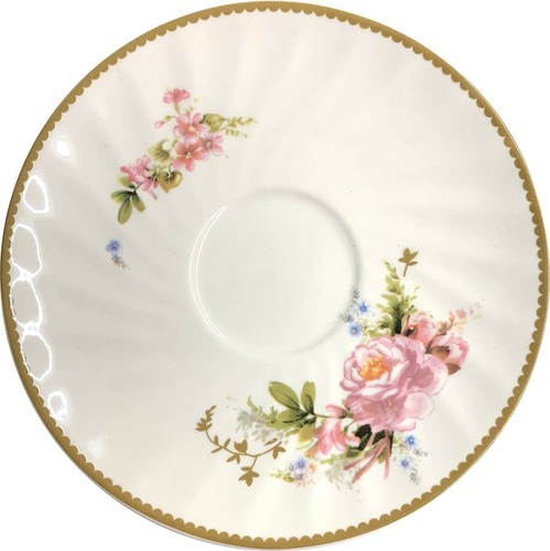 Ciera Fine Dinnerware tea cup saucer, Pink Roses, Excellent Condition ...