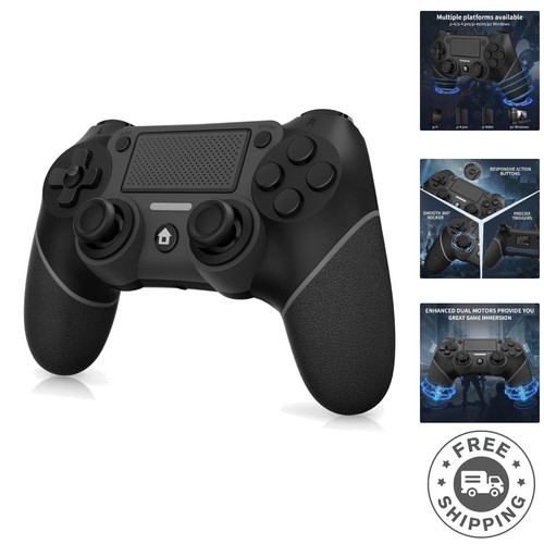 Ergonomic PS4 Controller: Wireless & Wired with Rechargeable Battery & Paddles | eBay