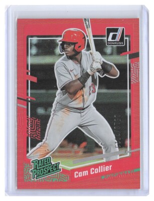 2023 Donruss Cam Collier Rated Prospect Holo Red 510/2023 #45 ...