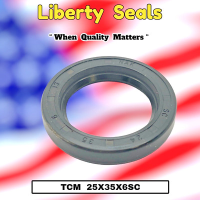 TCM 25X35X6SC Carbon Steel Oil Seal BY LIBERTY SEALS INC.. | eBay