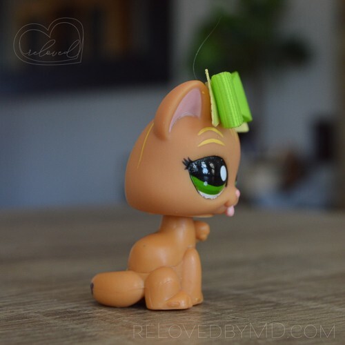 LPS Shorthair Cat 1188 Licking Orange w/ Accessories GUARANTEED ...