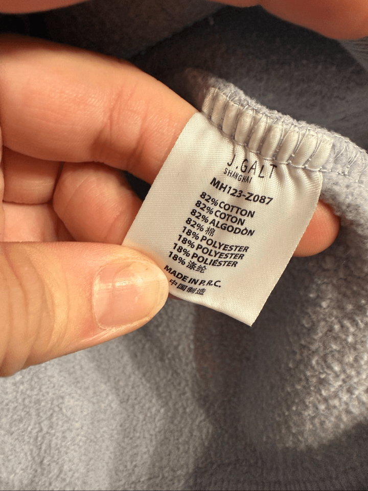 John Galt Crystal Light Blue Long Sleeve Full Zip Hooded Cropped Jacket ...