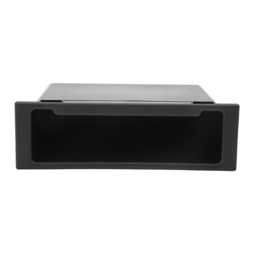 .Car Stereo Radio Storage Box Black Large Storage Space Dash Radio ...