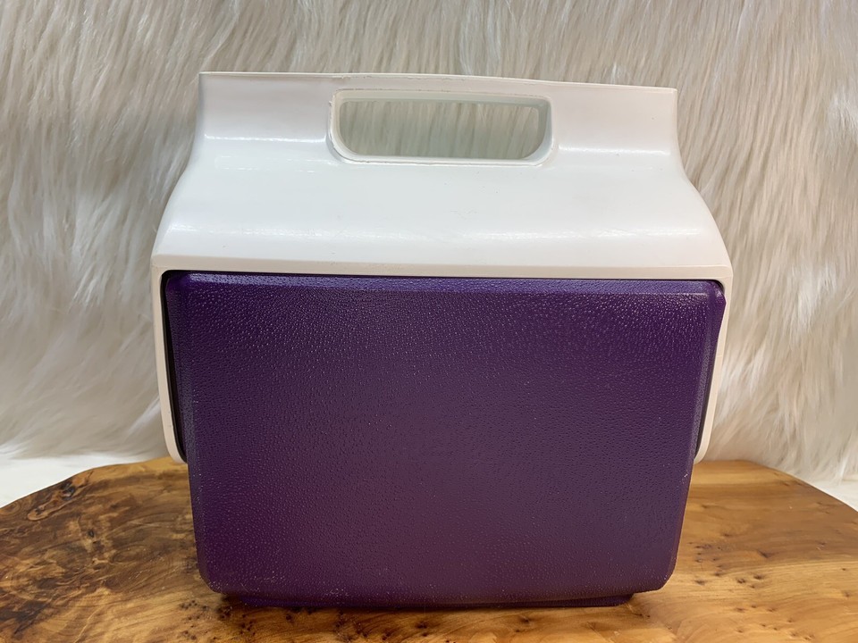 Vintage Mini Mate Cooler Igloo Green Purple Retro Rare 90s Color 6-Pack ...