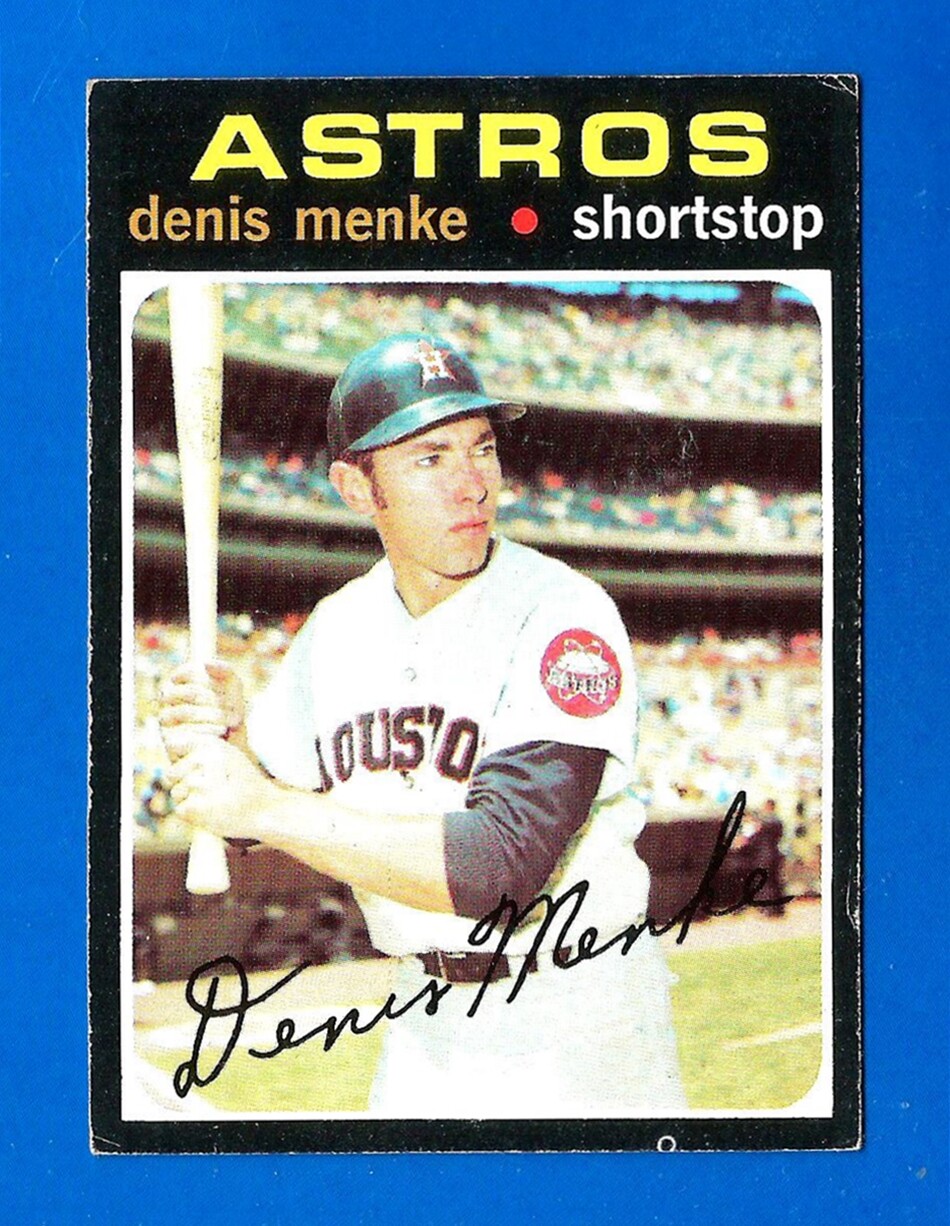 1971 Topps BASEBALL SET BREAK #130 DENIS MENKE HOUSTON ASTROS (JP2) | eBay