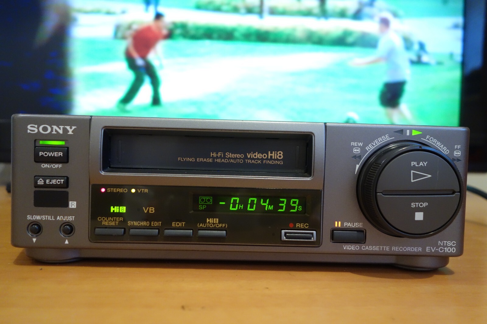 Sony EV-C100 Hi8 Video8 8mm Video 8 Player Recorder Stereo VCR Deck ...