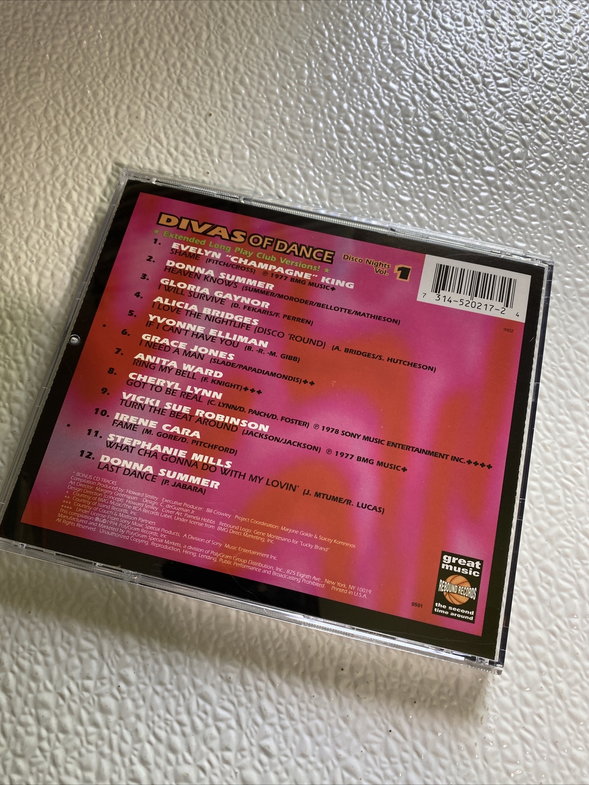 VARIOUS ARTISTS-DIVAS OF DANCE (DONNA SUMMER/GLORIA GAYNOR/GRACE JONES ...