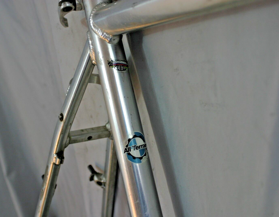 1998 Mongoose Alta SX MTB Bike Frame 22" X-Large Hardtail Silver USA ...