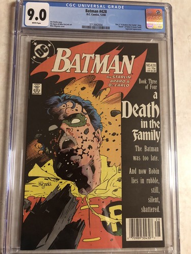 Batman #428 (1988, DC) CGC 9.0 DEATH OF ROBIN | eBay