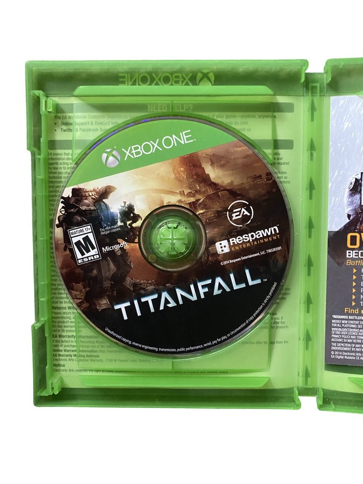 TITANFALL 2014 EA Microsoft Xbox One DVD Game Mature Respawn UNTESTED ...