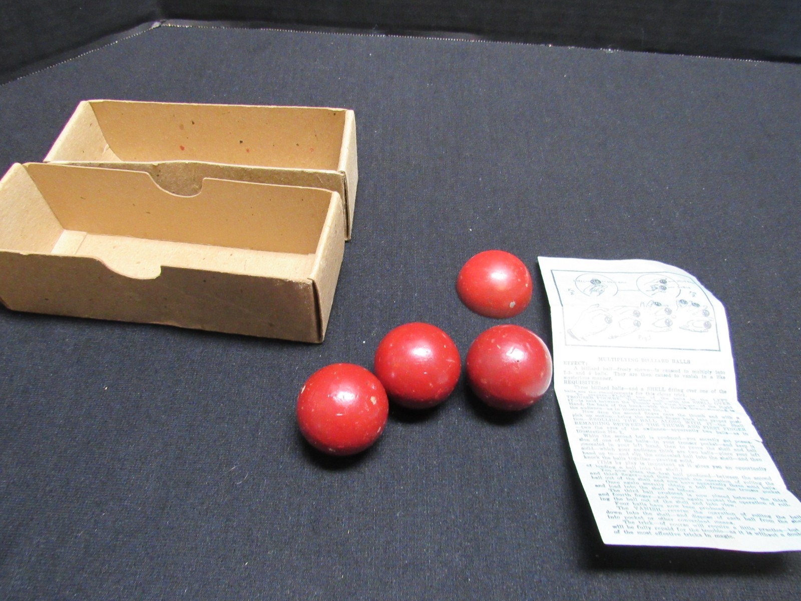 Vintage 1-1/2" Wooden Multiplying Balls Magic Trick | eBay