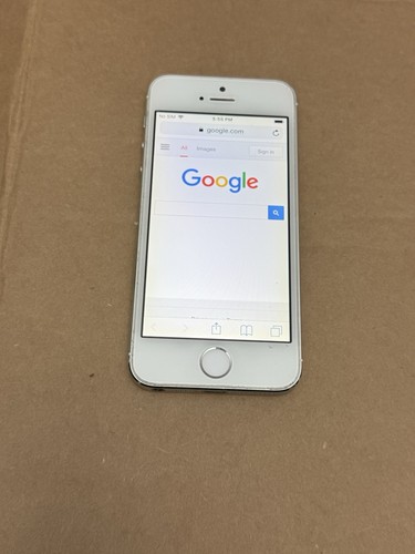 Apple iPhone 5s- Unlocked 32 GB- Silver in color (A1428) | eBay