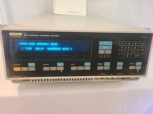 Schlumberger Solartron 1250 Frequency Response Analyzer Rack Mounted ...