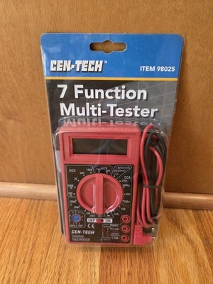 Cen-Tech 7 Function Multi-Tester Digital Multimeter | eBay