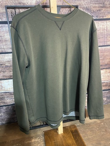 Ridgecut Toughwear Long Sleeve Pullover Green Shirt Men’s XL | eBay
