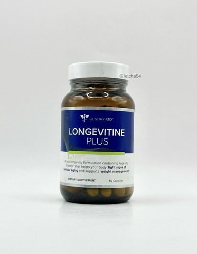 Gundry MD Longevitine Plus (60 Capsules) Supports Weight & Aging New ...