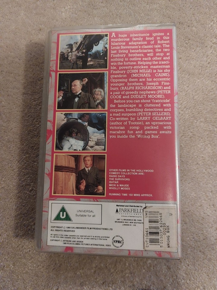The Wrong Box Original VHS Tape | eBay UK
