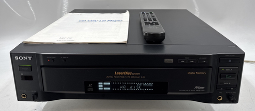 Sony MDP-750 Laser Disc Player w/Remote & Manual - Tested - AS-IS - EB ...