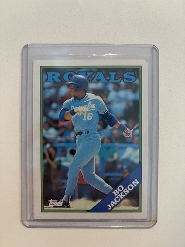 Bo Jackson 1988 Topps 750 Rare Error Card Misprint/Misaligned | eBay