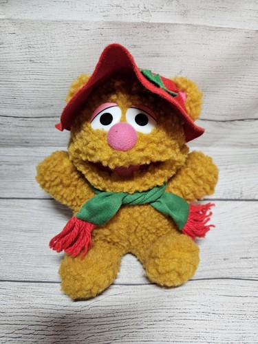 Vtg 1987 Muppet Babies Foz Fozzie Bear Plush, Christmas Jim Hensen | eBay