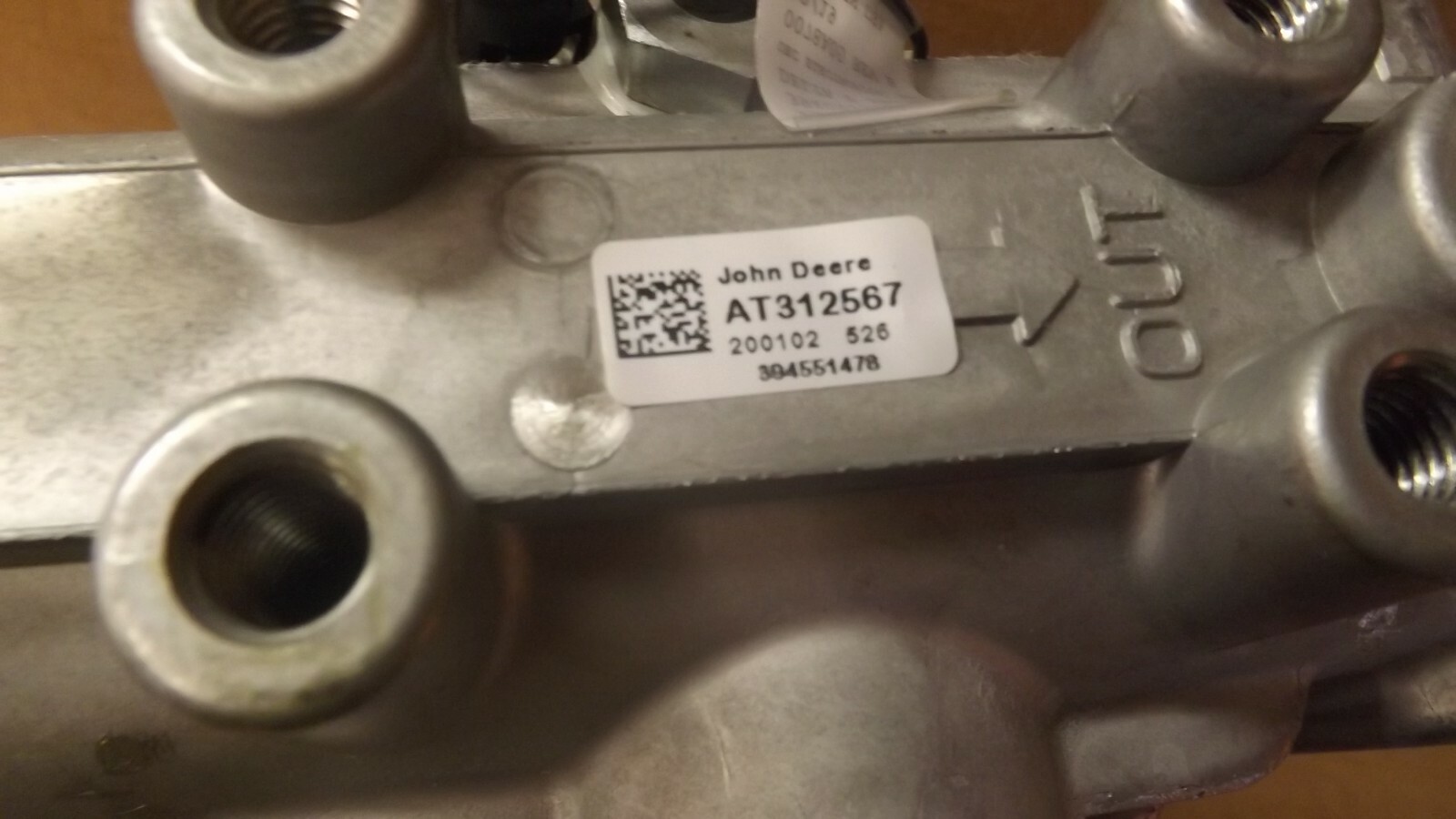 OEM John Deere 310 410 Hydraulic Filter Head AT312567 Filter AT308274 ...