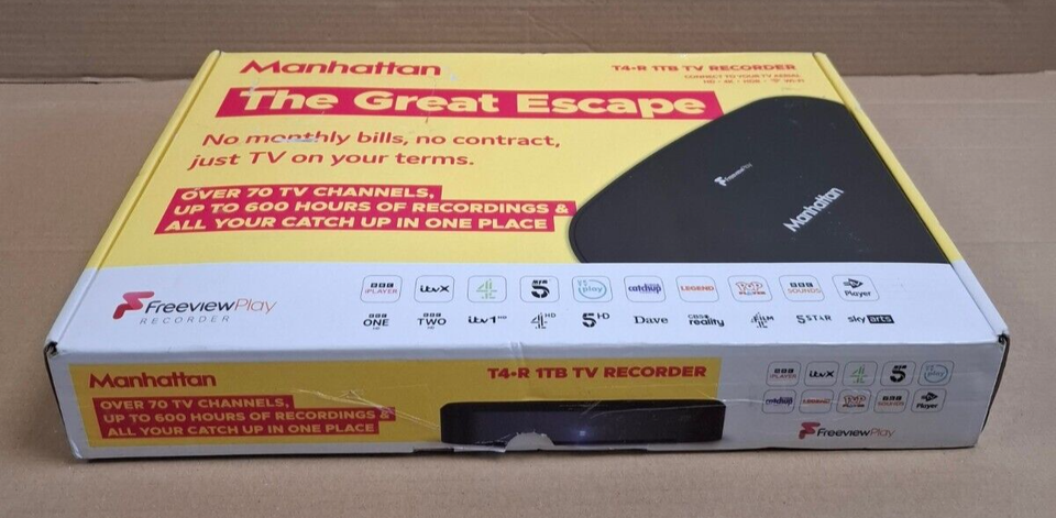 Manhattan T4-R 1TB Freeview Play 4K TV Recorder | eBay UK