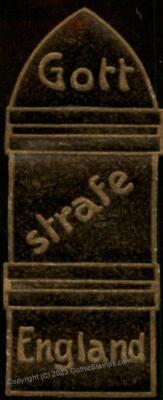 Germany WWI Bomb Gott Strafe God Punish England Cinderella Vignette ...