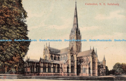R508281 Cathedral N E Salisbury The Milton Glazette Series No 2710 Woolstone Bro | eBay