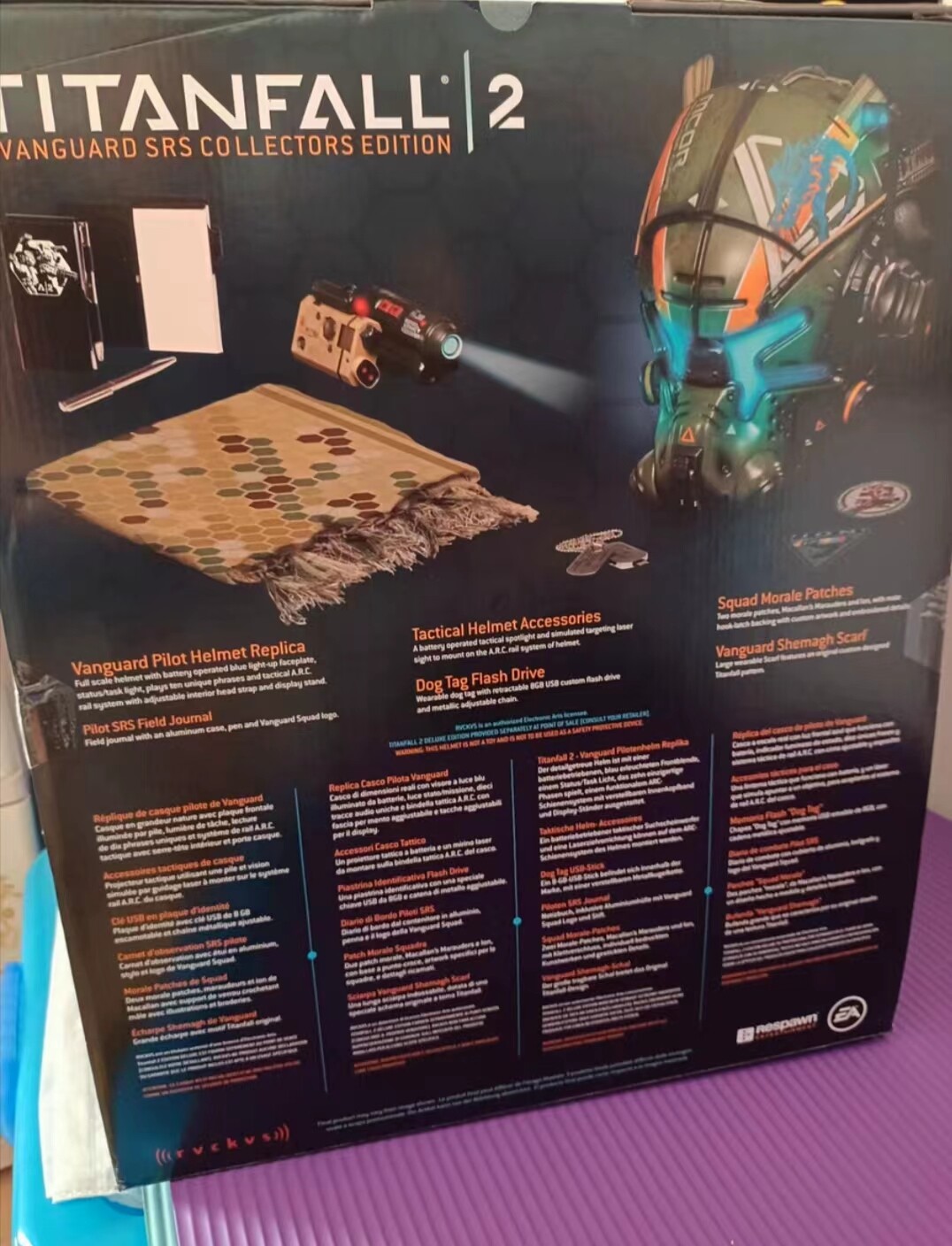 Origianal Titanfall 2 Collector's Edition Set Cooper Helmet Box | eBay