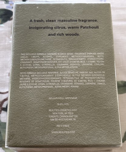 Realities For Men by Liz Claiborne Spray 1.7oz/50ml…New & Sealed | eBay