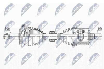 Drive Shaft Front Left For HYUNDAI Santa F II KIA 09-15 495002B700 | eBay