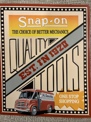 Snap On Tools Choice of Better Mechanic Collectable Metal Sign | eBay