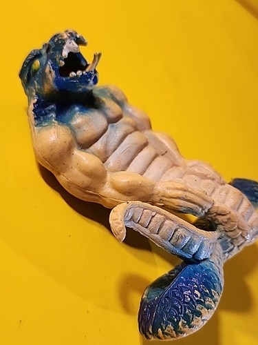 Vintage Manimal Snake Man Figure Fleetwood Toys 1984 4" Half Man Animal ...