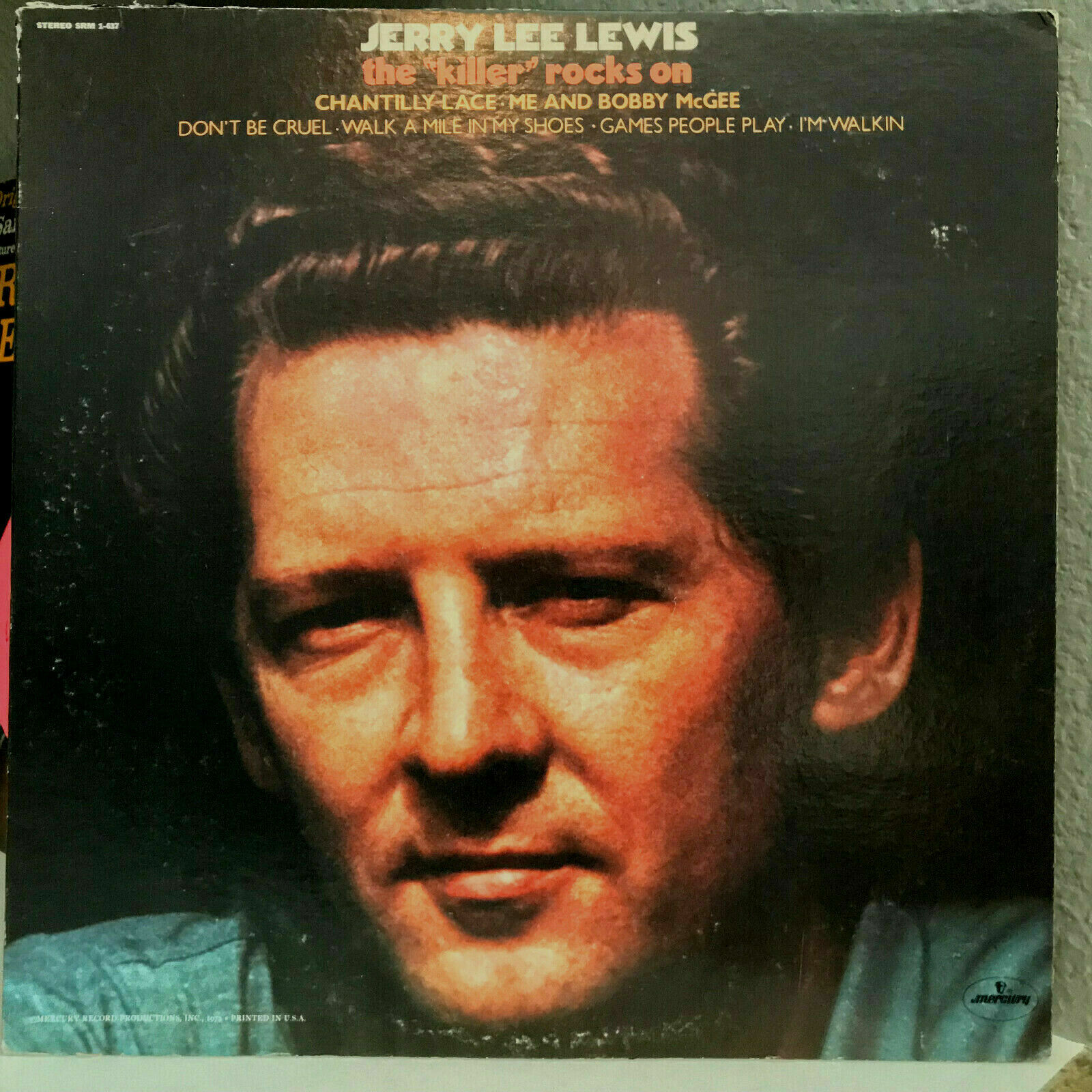 Jerry Lee Lewis the Killer Rocks On Vinyl 12" Mercury Records 1972 | eBay