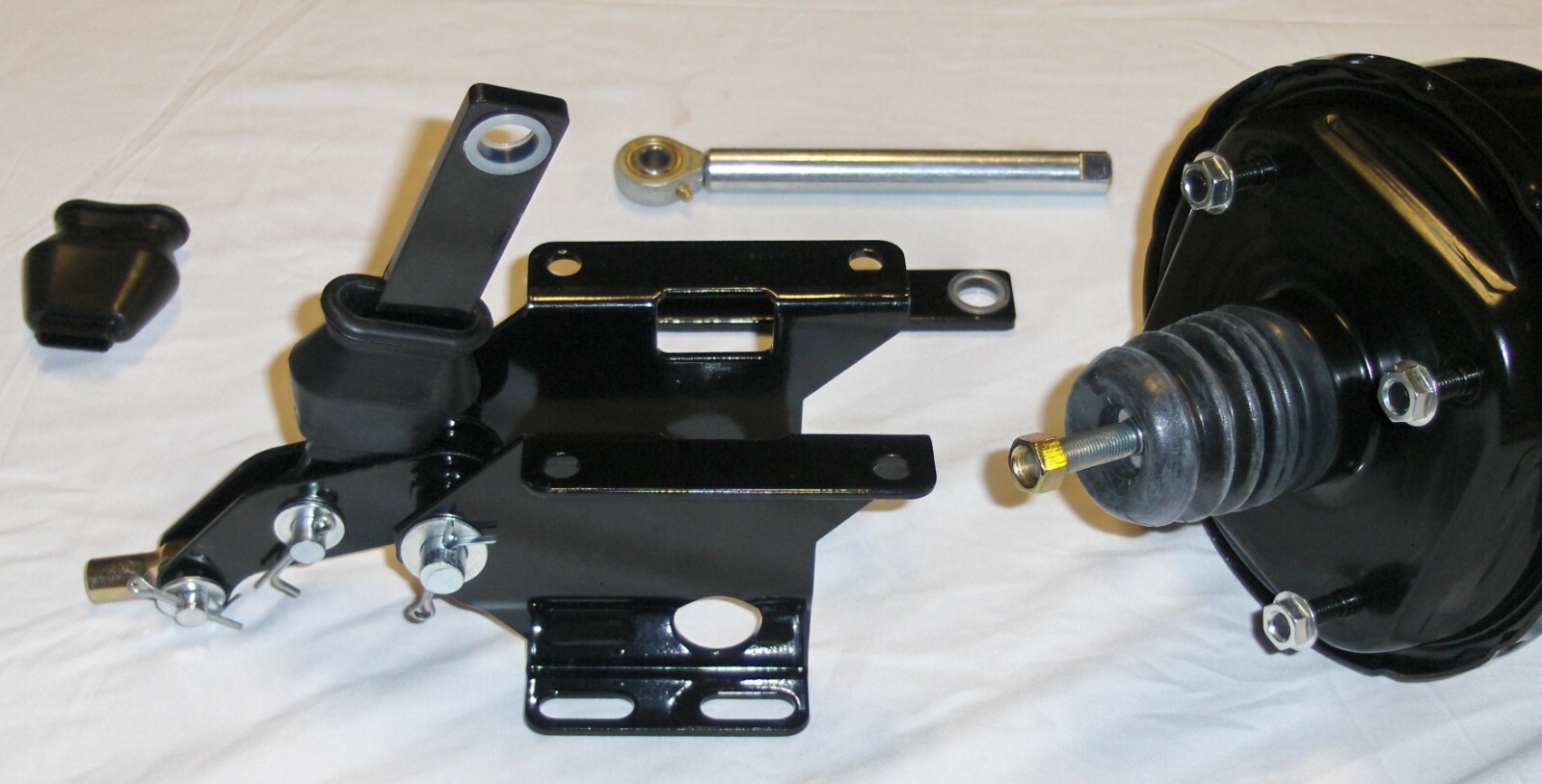 1957-77 Ford F-100 Truck Black Power Brake Booster Master Cylinder ...