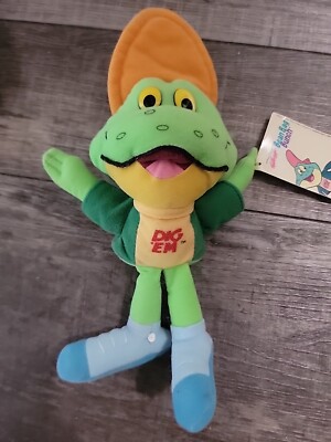 Kellogg's Dig 'Em Frog 1997 Bean Bag Bunch Plush Honey Smacks Cereal ...