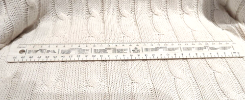 Vintage 30 Cm Plastic White Metric Ruler | eBay