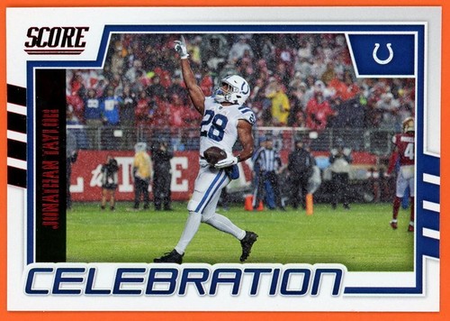 2022 Celebration Red Jonathan Taylor Indianapolis Colts #C-JT Parallel ...