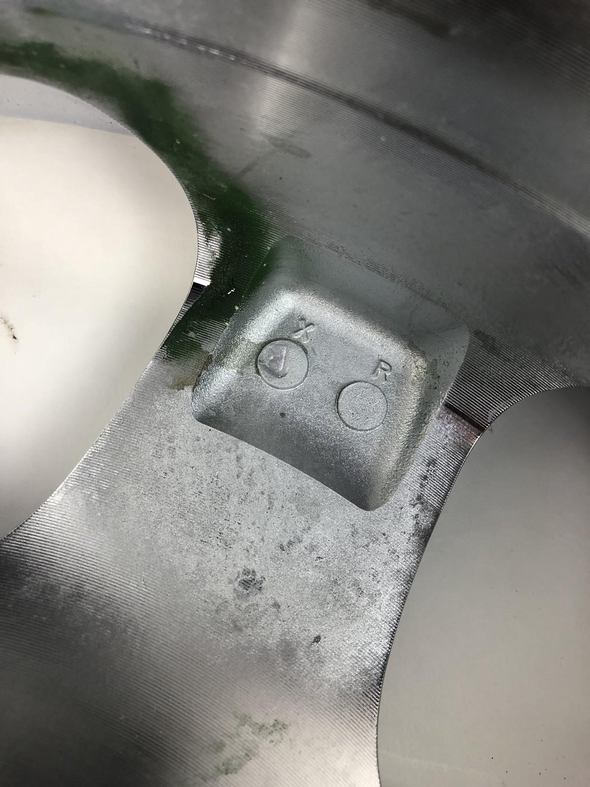 MERCEDES WHEEL RIM R 18'' 17x8.5J H2 ET 52 HW9 1030 A163 401 16 02 OEM ...