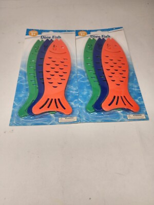 Dive Fish 3 Pcs Swim Toy Pool Summer Fun New!!! 2 Pack | eBay