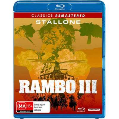 Rambo III (Classics Remastered) Blu-ray NEW (Region B Australia ...