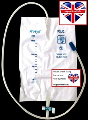Prosys 2000ml Urine Drainage Night/Bedside Bag PSU2 Single Use CE ...