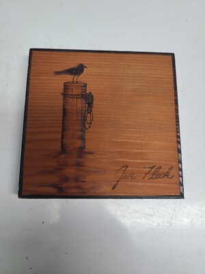 Jan Fleck Wood Etching Art Piece | eBay